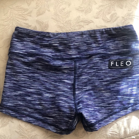 Fleo | Shorts | Fleo Blue Short Shorts | Poshmark